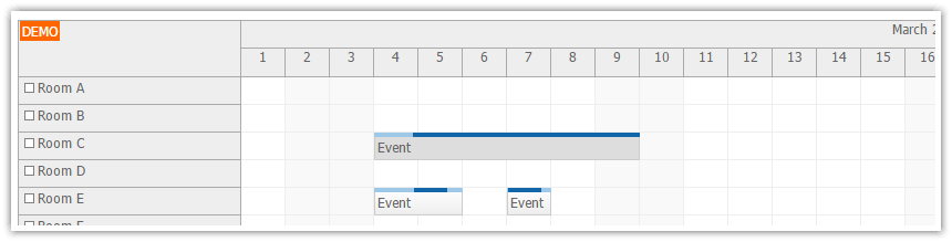 Event Selecting - Scheduler | DayPilot Documentation - Scheduling for ...