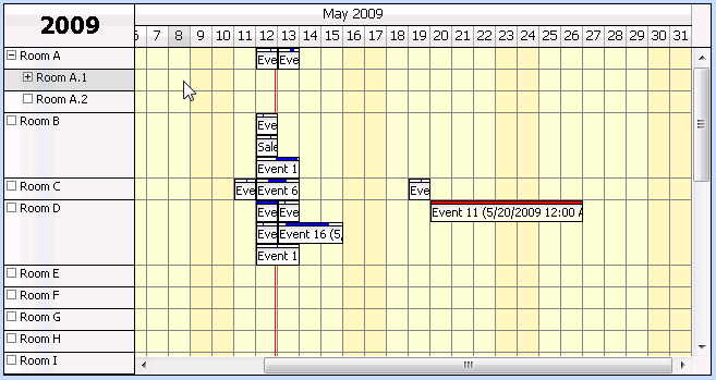 Crosshair - Scheduler | DayPilot Documentation - Scheduling for HTML5/JavaScript/Angular/React ...