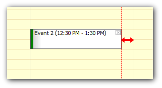Column Margin - Event Calendar | DayPilot Documentation - Scheduling for HTML5/JavaScript ...