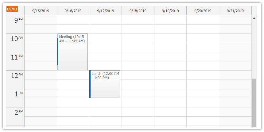 Duration Bar Event Calendar Daypilot Documentation Scheduling For Html5javascriptangular