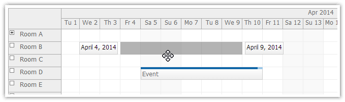 Event Moving Indicators Scheduler Daypilot Documentation Scheduling For Html5javascript 